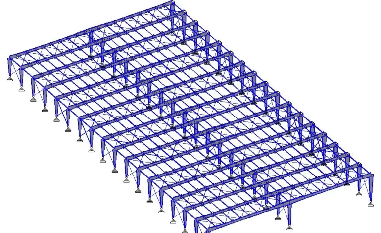 Structural steel detailing - steel shop drawings fabrication